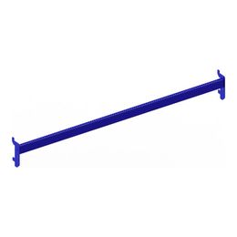 META Kragarmregal Trageschiene 1300 mm für Aufsteckhalter Enzianblau (74901)
