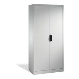 C+P Aktenschrank Acurado mit Drehtüren, innen 30 Gefache, H1950xB930xT400mm Weißaluminium ; C + P Möbelsysteme (9260-400|S10271)