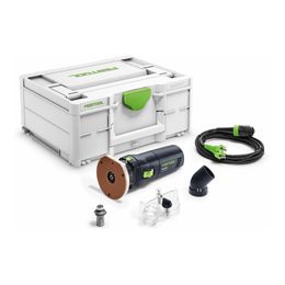 FESTOOL OFK 500 Q-Plus R2 Kantenfräse mit leistungsstarkem Motor und hoher Präzision für die Fräsung von Kanten in Plattenmaterialien, 576227)