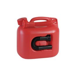 Hünersdorff Hünersdorff Kraftstoff-Kanister PREMIUM (UN) 5 L rot, UN-Zulassung, HDPE, rotes Zubehör (800500)