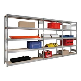 Regalwerk BERT Gro&szlig;fachregal Grundfeld HxBxT 2500x1285x500mm (B3-60612-50)
