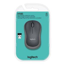 Logitech Maus USB,wireless,1000dpi M185 gr (52-990-015)