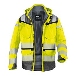 K&Uuml;BLER WORKWEAR K&uuml;bler PSA Reflectiq Jacke 1307 warngelb/anthrazit M ; K&uuml;bler Workwear (13078332-3497-M)