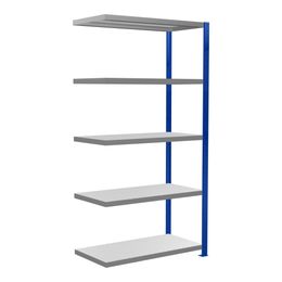 Schulte Anbauregal Steckregal MULTIplus250 2000 x 1000 x 500 mm 5 Fachb&ouml;den Kreuzstrebe RAL 5010 enzianblau/verzinkt ; SCHULTE LAGERTECHNIK (12955-B)