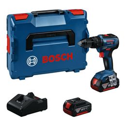 Bosch Akku-Schlagbohrschrauber GSB 18V-55 mit 2 Akkus 18V 3.0Ah, Ladeger&auml;t und L-BOXX 136 (0615990M0E)