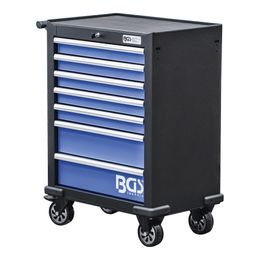 BGS-technic BGS Technic Werkstattwagen 7 Schubladen leer Obere Platte belastbar bis 40 kg aus Stahlblech für Werkstatt und Haushalt mit sieben Schubladen und vier Lenkrollen, 4204)