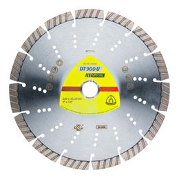 Klingspor DT 900 U Diamanttrennscheiben, 180 x 2,6 x 22,23 mm 11 Segmente 42 x 2,6 x 12 mm, Standard Turbo aus Diamant mit Durchmesser &Oslash;180mm und St&auml;rke 2,6mm f&uuml;r Trennen von Beton/Stein, 325028)