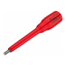 Hazet Schraubendreher-Steckschl&uuml;sseleinsatz schutzisoliert 986LG-5KV Vierkant hohl 12,5 mm (1/2 Zoll) Innen-Sechskant Profil 5 mm)