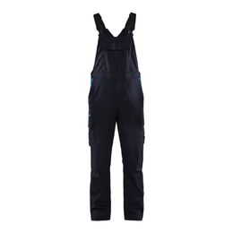 BLAKLÄDER Blakläder Latzhose Industrie Stretch, marineblau / kornblau, Konfektionsgröße 48 (264418328985C48)
