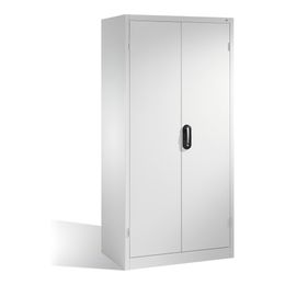 C+P Werkzeugschrank mit Dreht&uuml;ren, 3 B&ouml;den und 3 Sch&uuml;be, H1950xB930xT600mm Front Lichtgrau Korpus Lichtgrau ; C + P M&ouml;belsysteme (8922-5030|S10114)