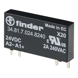 finder Steck-/Print-Relais E:24VDC,A:2A/230VAC 34.81.7.024.8240 (348170248240)