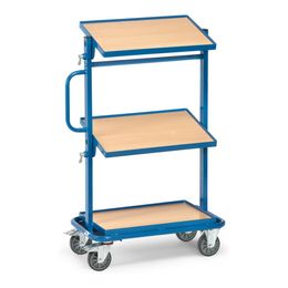 Fetra Beistellwagen 32911 - mit Böden - Tragkraft 200kg TPE-Reifen)