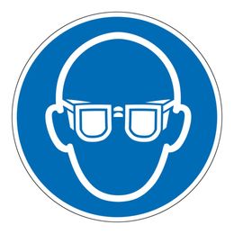 EICHNER Gebotsschild Augenschutz benutzen, O 2 PVC (9225-11100-020)