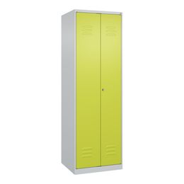C+P Putzmittel-Spind Classic PLUS, 2 Abteile, 1850x600x500mm, 7035/0024 Verschluss Zylinderschloss ; C + P M&ouml;belsysteme (080100-00|S10022)