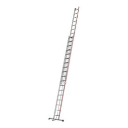 Hymer Seilzugleiter| zweiteilig| 2x18 Sprossen| mit Seilzugverstellung und Wandlaufrollen, 405136)