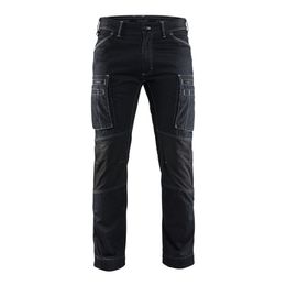 BLAKLÄDER Blakläder Service Bundhose, marineblau / schwarz, Konfektionsgröße 27 (145911428999D27)