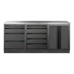 Kraftwerk Mobilio 3er Komb Standard Edelstahl (3964K-BLK-001-IX)