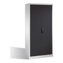 C+P Aktenschrank Acurado mit Drehtüren, 5 Ordnerhöhen, H1950xB930xT400mm Front Schwarzgrau Korpus Lichtgrau ; C + P Möbelsysteme (9260-000|S11613)