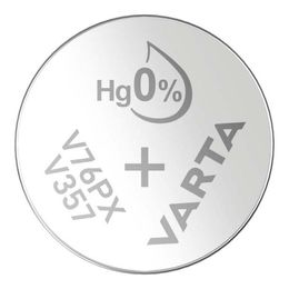 Varta Uhren-Batterie, 1,55V/143mAh/Silberoxid, V 357, Stück 1 (00357101111)