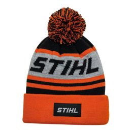 STIHL M&uuml;tze KIDS POMPON 24 Orange/Schwarz (04216000210)