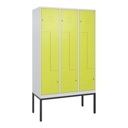 C+P Z-Spind Classic PLUS, Gestell, 6 F&auml;cher, 2120x1200x500mm, 7035/0024 Verschluss Zylinderschloss ; C + P M&ouml;belsysteme (0800337-326|S10025)