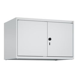 C+P Aufsatzschrank Classic PLUS, 2 Abteile, 500x800x500mm, 7035/7035 Verschluss Sicherheits-Drehriegel ; C + P M&ouml;belsysteme (080092-22|S10009)