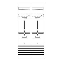 STRIEBEL & JOHN Striebel&John Z&auml;hlerfeld 7RE 2Z vorverdrahtet DF27C2 ; STRIEBEL & JOHN (2CPX054150R9999)