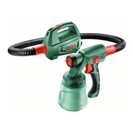 Bosch PFS 2000 Farbsprühsystem aus Kunststoff und Metall mit Farbsprühgerät, Farbbehälter und Schlauch für Farben und Lacke, 603207300 (0603207300)
