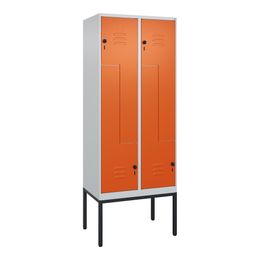 C+P Z-Spind Classic PLUS, Gestell, 4 F&auml;cher, 2120x800x500mm, 7035/2004 Verschluss Sicherheits-Drehriegel ; C + P M&ouml;belsysteme (0800337-224|S10030)