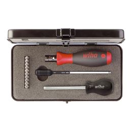 wiha Drehmoment-Schraubendreher Set TorqueVario®-S TORX®, TORX PLUS® 13-tlg. variabel einstellbare Drehmomentbegrenzung in Box 0,8-5,0 Nm (34614)