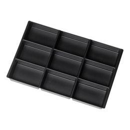 Rau Schubladen-Einteilungs-Set Schublade-E H 60-360mm Materialschale 9 Fächer (E-ET-MS-T9)