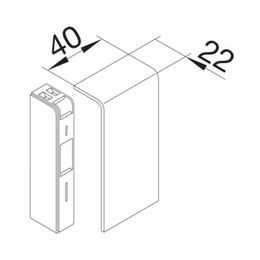 TEHALIT Endstück SL 200806D2 Buche (SL200806D2)