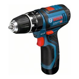 Bosch Akku-Schlagbohrschrauber GSB 12V-15 mit 2 x 2,0 Ah Li-Ion Akku (06019B690H)