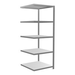 Schulte Anbauregal Steckregal MULTIplus250 2000 x 750 x 800 mm 5 Fachböden Kreuzstrebe verzinkt ; SCHULTE LAGERTECHNIK (12985-75)