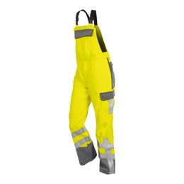 KÜBLER WORKWEAR Kübler PSA Safety X7 Latzhose 3780 warngelb/anthrazit Größe 64 ; Kübler Workwear (37808420-3497-64)