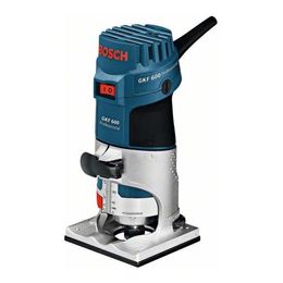 Bosch Professional GKF 600 Kantenfr&auml;se mit Handwerkerkoffer | f&uuml;r Holz oder Kunststoffe | mit Leistung von 600 W und Fr&auml;stiefe von bis zu 17 mm | mit Zubeh&ouml;r und Koffer | 060160A100)
