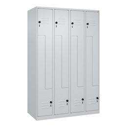 C+P Z-Spind Classic PLUS, 8 F&auml;cher, 1850x1200x500mm, 7035/7035 Verschluss Sicherheits-Drehriegel ; C + P M&ouml;belsysteme (080003-408|S10003)