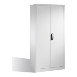 C+P Werkzeugschrank mit Drehtüren, innen 4 Böden, H1950xB930xT500mm Front Lichtgrau Korpus Lichtgrau ; C + P Möbelsysteme (8921-00|S10942)