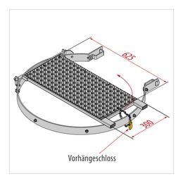 Hymer Zwischenboden, klappbar, abschließbar (0051762)