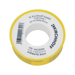 Kirchhoff PTFE Gewindedichtband, 0,1x12mmx12m, DVGW (98682204)