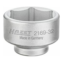 Hazet &Ouml;lfilter-Schl&uuml;ssel 2169-32 Vierkant hohl 10 mm (3/8 Zoll) Au&szlig;en-Sechskant Profil)