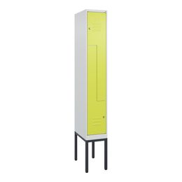 C+P Z-Spind Classic PLUS, Gestell, 2 F&auml;cher, 2120x300x500mm, 7035/0024 Verschluss Zylinderschloss ; C + P M&ouml;belsysteme (0800337-102|S10025)
