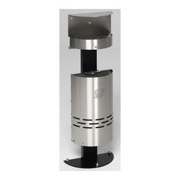 Var Ascher/Abfall-Kombination H 98 Edelstahl matt 13 l (28716)