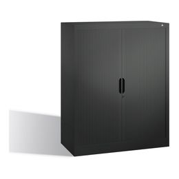 C+P Akten-Sideboard Omnispace mit Rollladen, 3 Ordnerh&ouml;hen, H1230xB1000xT420mm Schwarzgrau ; C + P M&ouml;belsysteme (3232-00|S00002)