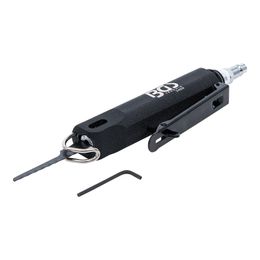 BGS-technic BGS technic Mini-Druckluft-Karosserie-Stichs&auml;ge vibrationsarm aus Kunststoff und Metall mit Druckluftanschluss und S&auml;geblatt f&uuml;r Karosserie, 3400)