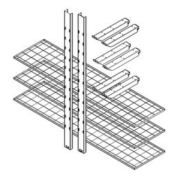 S&auml;bu Gitterrostregal 2000 nn (1182)