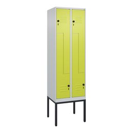 C+P Z-Spind Classic PLUS, Gestell, 4 F&auml;cher, 2120x600x500mm, 7035/0024 Verschluss Sicherheits-Drehriegel ; C + P M&ouml;belsysteme (0800337-204|S10010)