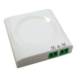 Acome Komponenten FTTH-AP-Dose T1 m. Pigtail 2xLCD/APC rws IO1140670402)