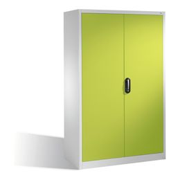 C+P Aktenschrank Acurado mit Drehtüren, 5 Ordnerhöhen, H1950xB1200xT600mm Front Viridingrün Korpus Lichtgrau ; C + P Möbelsysteme (9490-000|S10609)