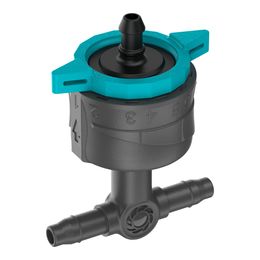 Gardena Micro-Drip-System Regulierbarer Reihentropfer 1-8 l/h, druckregulierend - Inhalt: 5 Reihentropfer, 1 Verschlusskappe (13314-20)